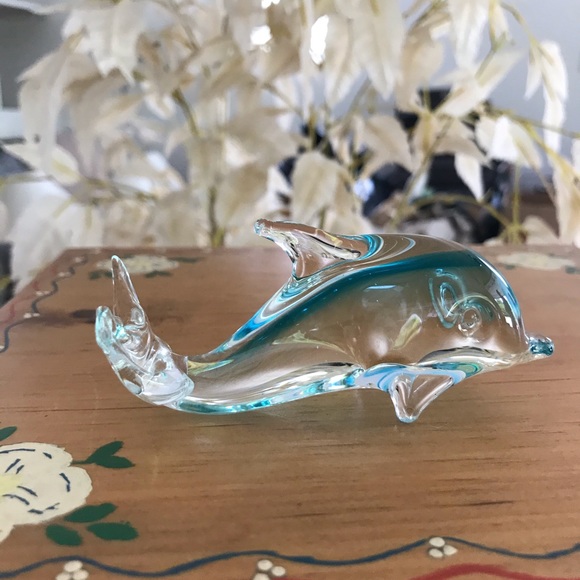 Accents | Vintage Crystal Blue Dolphin | Poshmark